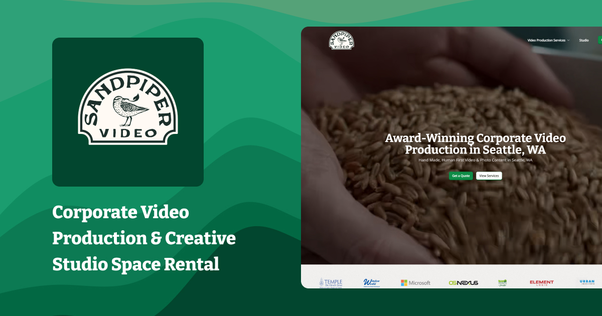 Award-Winning Seattle Corporate Video Production | Hand Made, Human First